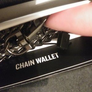 True Religion | Bags | True Religion Tri Fold Chain Black Wallet | Poshmark